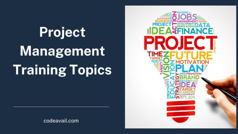 110 Best Project Management Training Topics